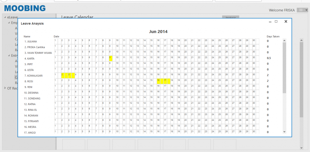 Add-ins: Moobing E-Leave – MOOBING